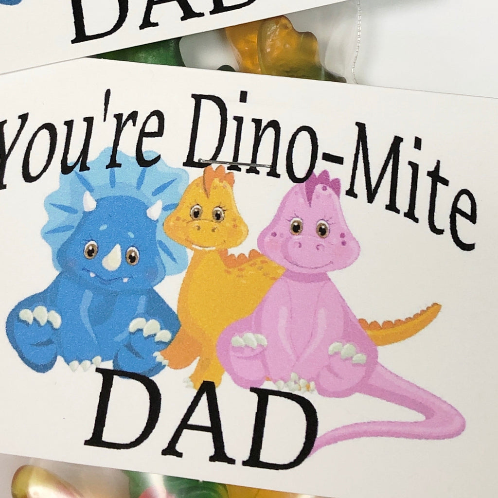 Dino-mite Dad Bag Topper – DIY Party Mom