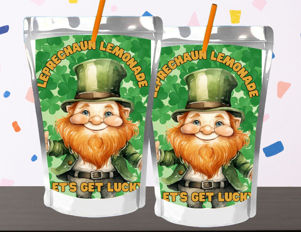 Leprechaun Lemonade Label Printable – DIY Party Mom