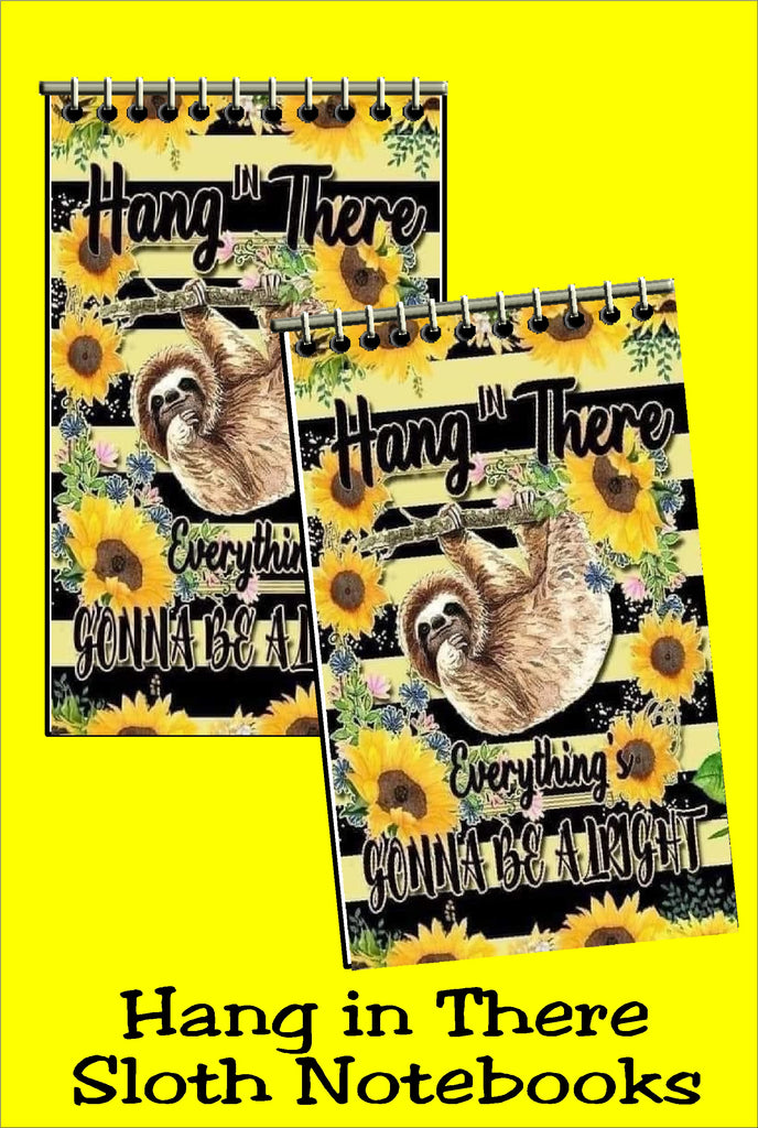 Hang in There Sloth Notebook – DIY Party Mom