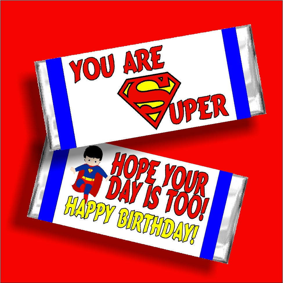 Super Birthday Candy Bar Wrapper Printable Diy Party Mom