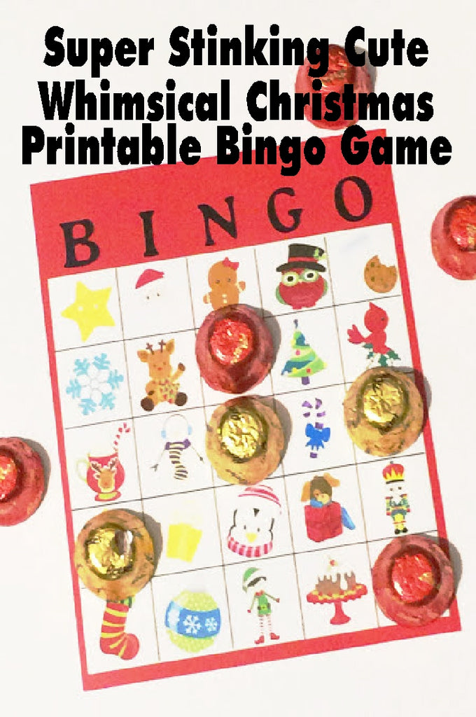 Whimsical Christmas Bingo Game Printable – DIY Party Mom