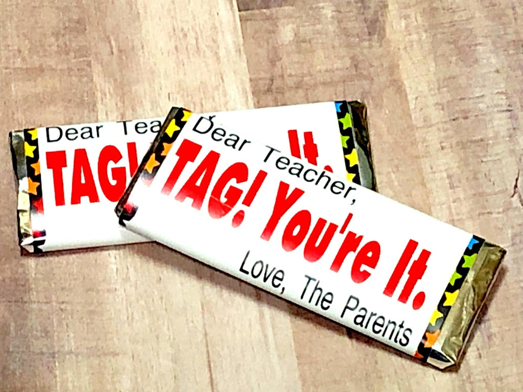 Dear Teacher Printable Candy Bar Wrapper Diy Party Mom