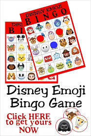Disney Emoji Bingo Game – DIY Party Mom