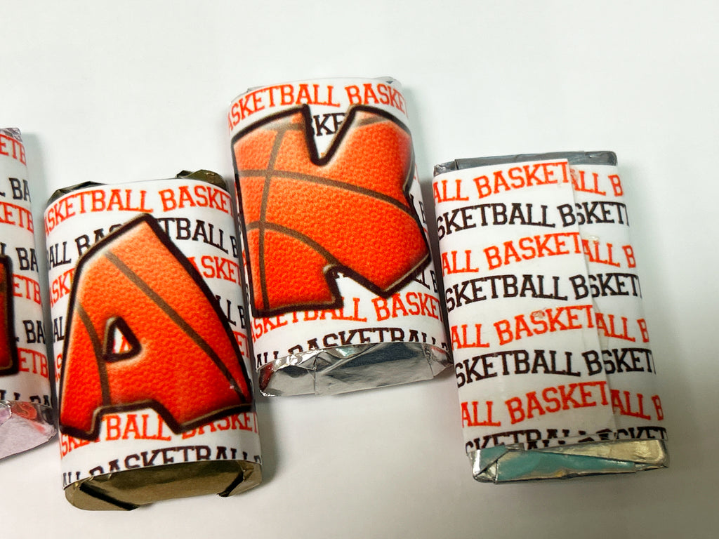 Basketball Alphabet Hershey Candy Bar Wrapper Printable – DIY Party Mom