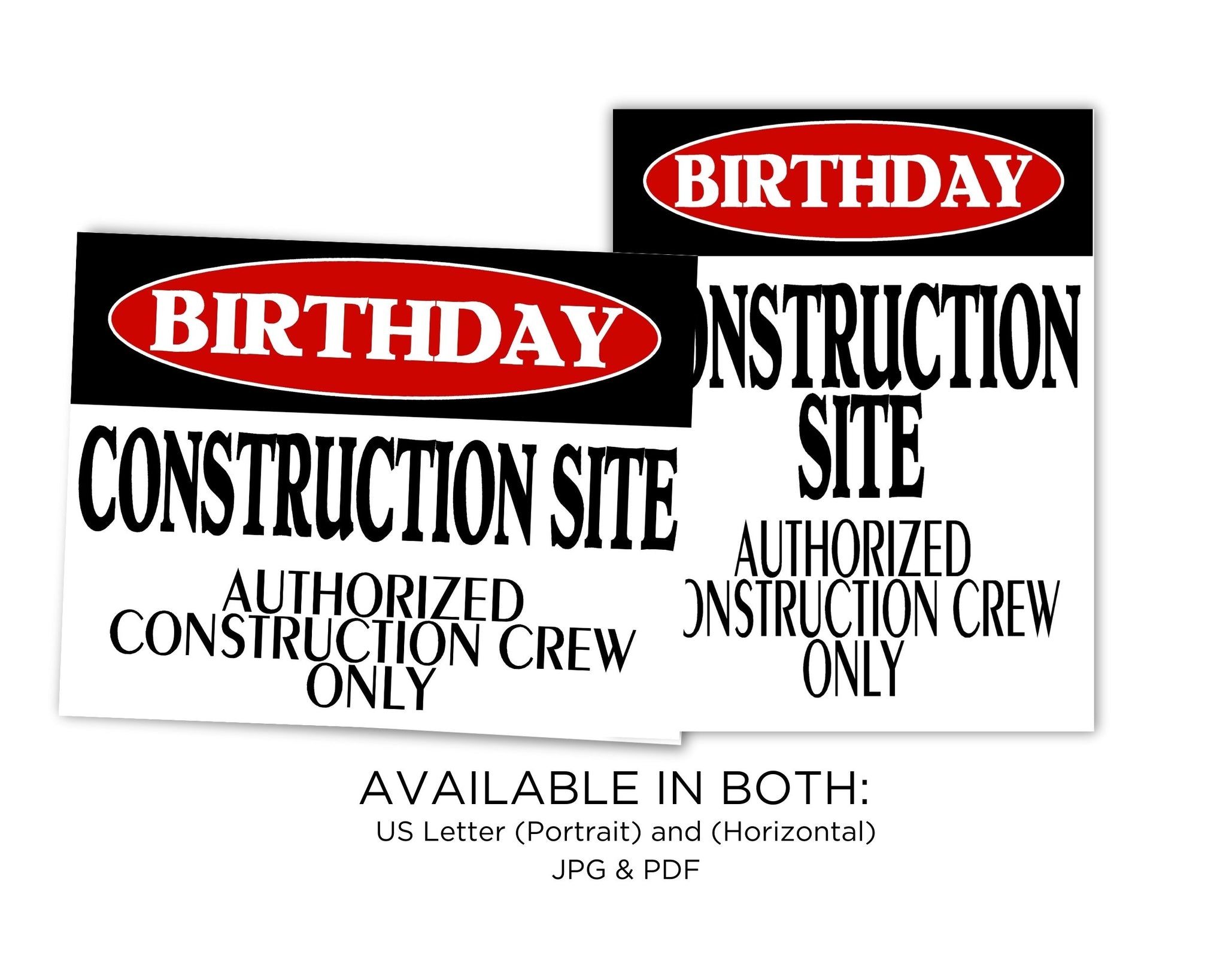 Construction Birthday Party Printable Signs Construction Party Food