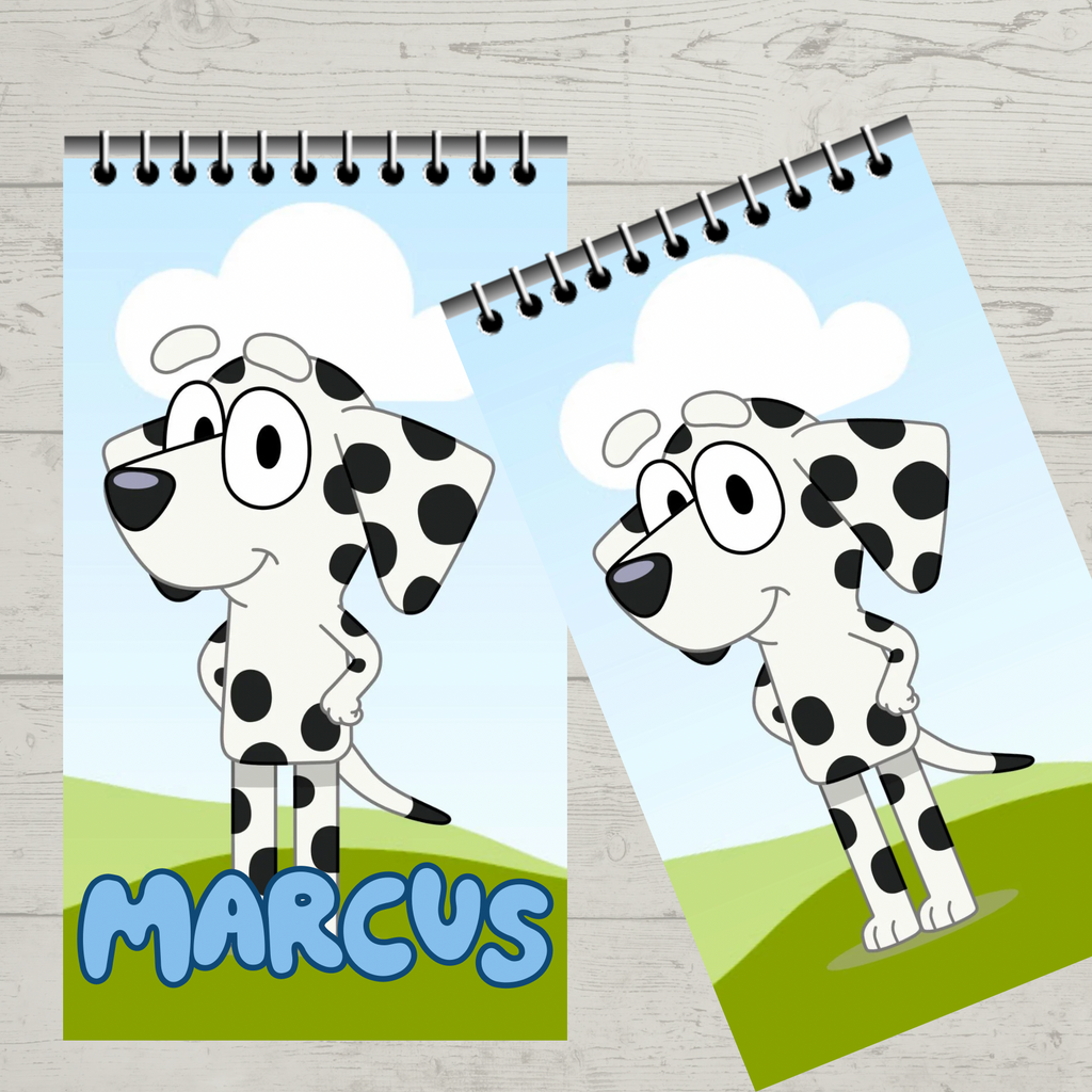 Bluey Personalized Notebook – DIY Party Mom