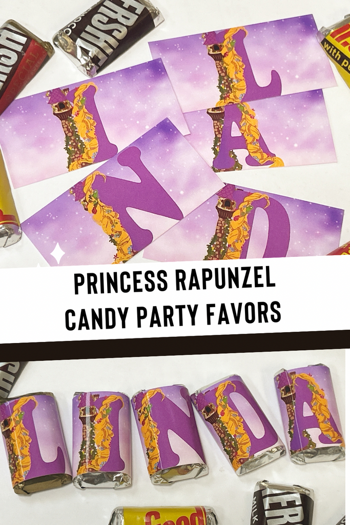 Princess Rapunzel Alphabet Hershey Candy Bar Wrapper Printable – DIY ...