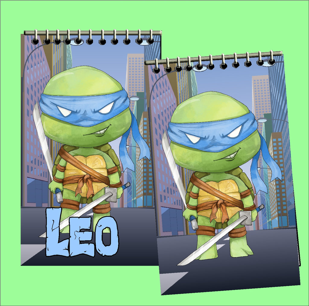 Teenage Mutant Ninja Turtles Personalized Notebooks – DIY Party Mom