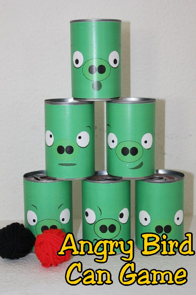 Angry Bird Can Game Printable – DIY Party Mom