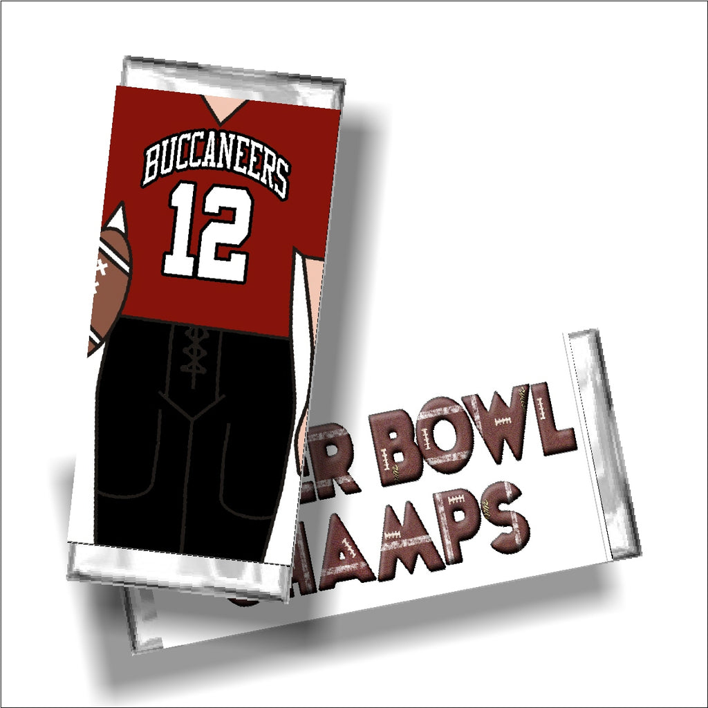Buccaneers Jersey Candy Bar Wrapper – DIY Party Mom
