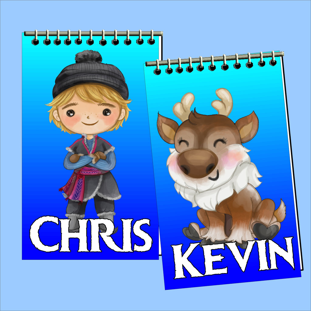 Frozen Personalized Mini Notebooks Set 3 – DIY Party Mom