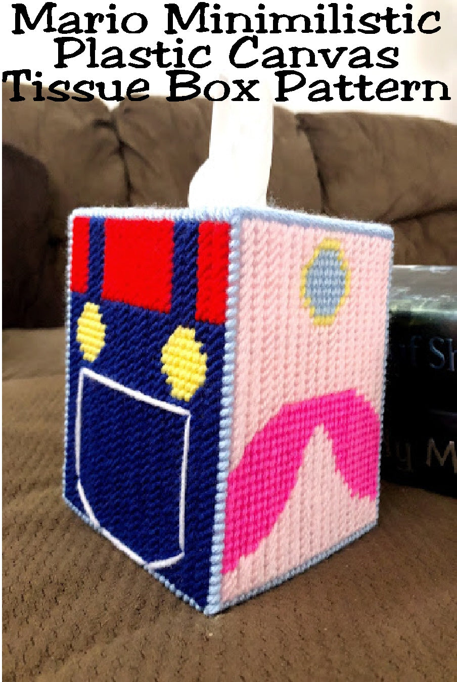 Mario Pick Your Side Plastic Canvas Tissue Box Pattern – DIY Party Mom