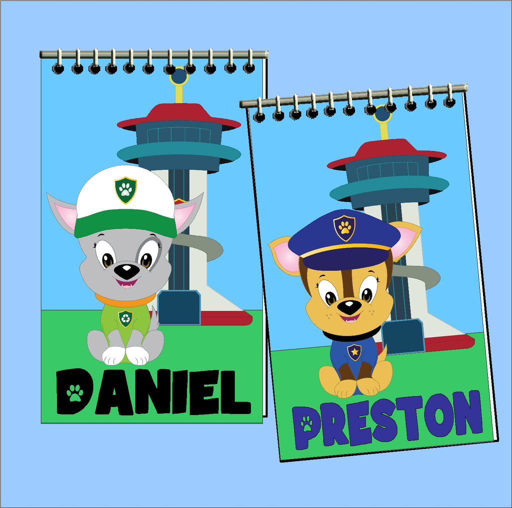 Paw Patrol Personalized Notebooks – DIY Party Mom