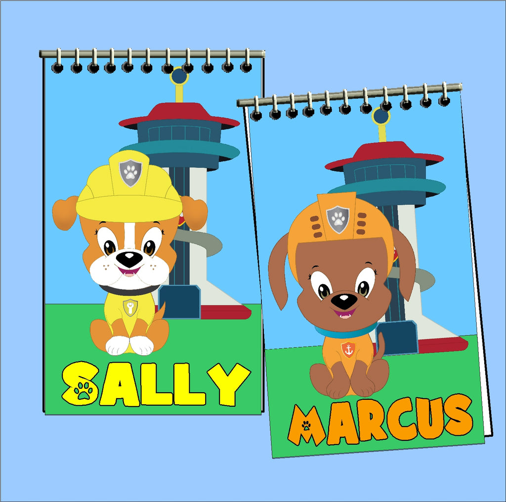 Paw Patrol Personalized Notebooks – DIY Party Mom