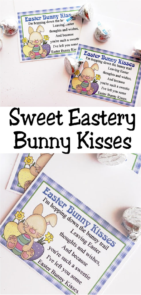 Easter Bunny Kisses Bag Topper Printable – DIY Party Mom