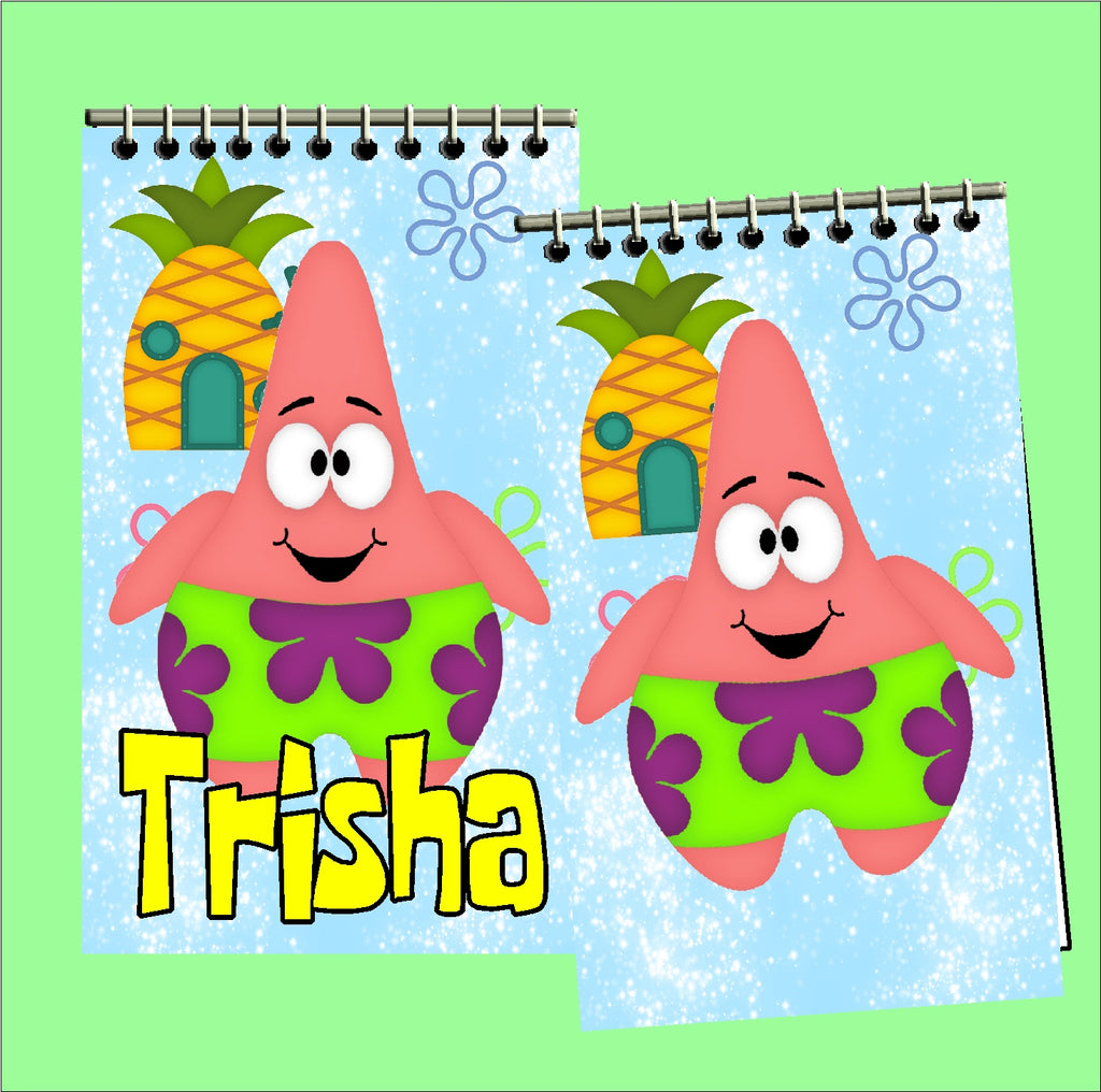 Sponge Bob Personalized Notebooks – DIY Party Mom