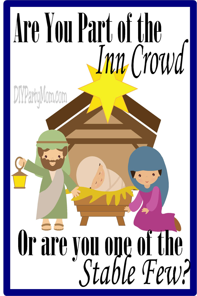 The Stable Few Christian Printable – DIY Party Mom