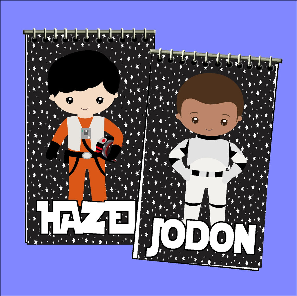 Star Wars Episode 7 Personalized Notebooks – DIY Party Mom
