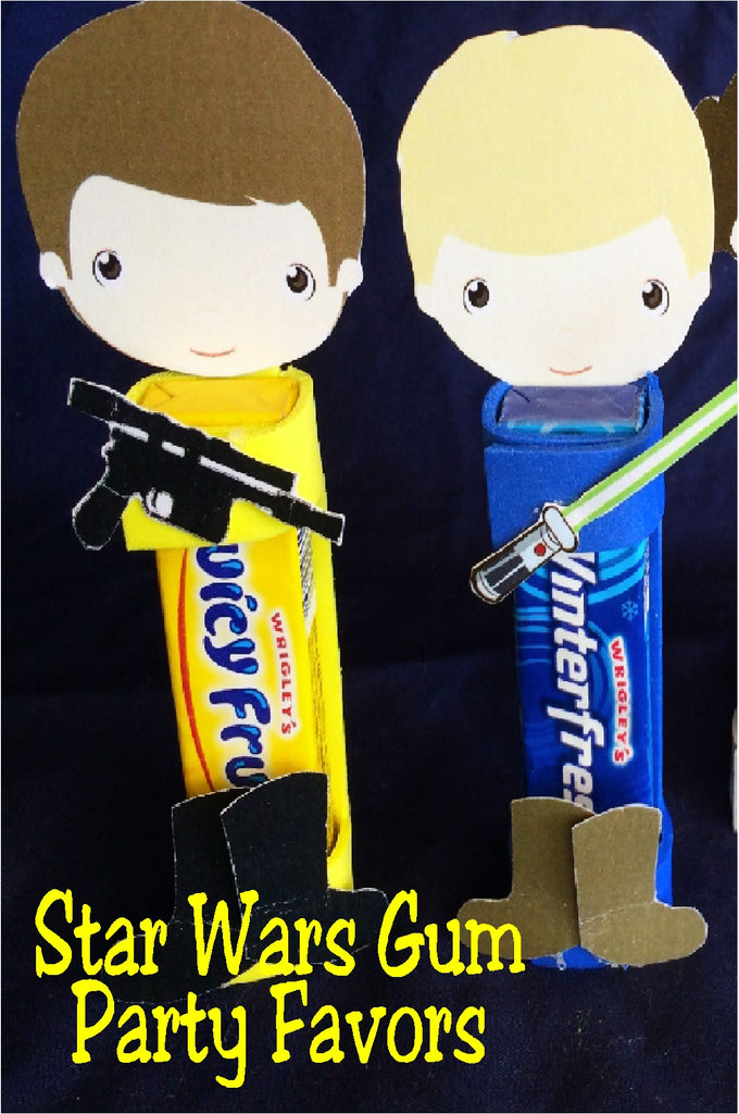 Star Wars Gum Head Printable Party Favor Treats – DIY Party Mom
