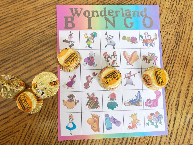 Alice in Wonderland Bingo Game – DIY Party Mom