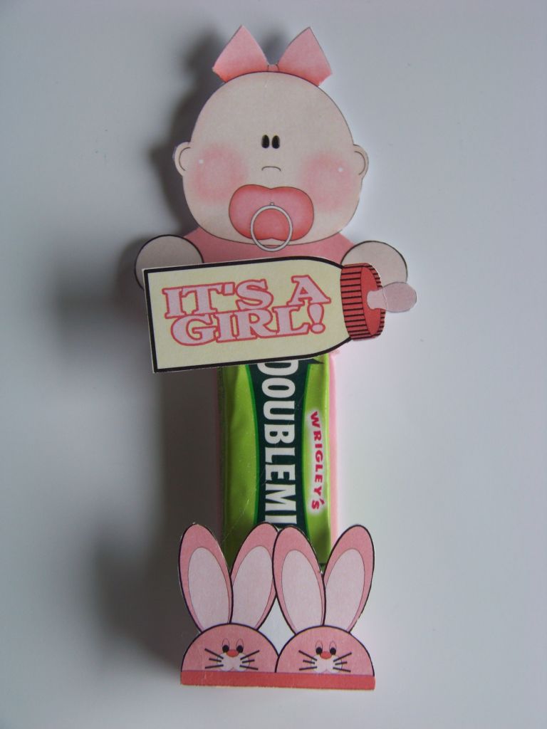 Baby Girl Dark Face Gum Head Printable and Directions – DIY Party Mom