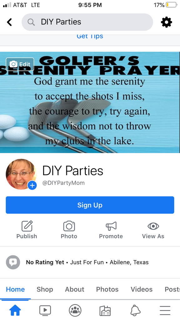 Golfers Serenity Prayer Quote Printable – DIY Party Mom