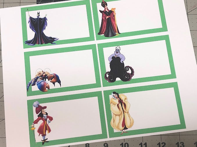 Villain Place Card Printable – DIY Party Mom